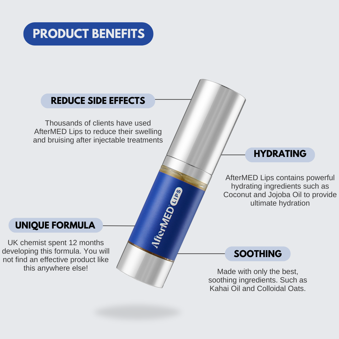 AfterMED Lips 15ml | Soothe, Hydrate & Enhance Lip Recovery | HUK ...